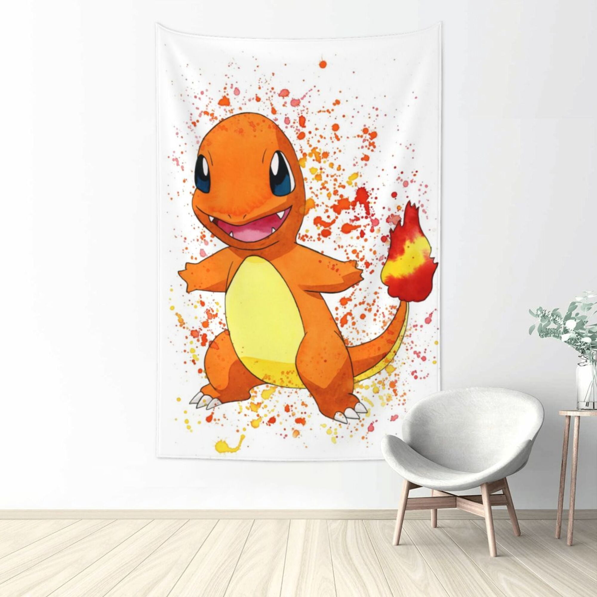 Charmander Tapestry Large Banner Wall Hanging Tapestries Aesthetic ...