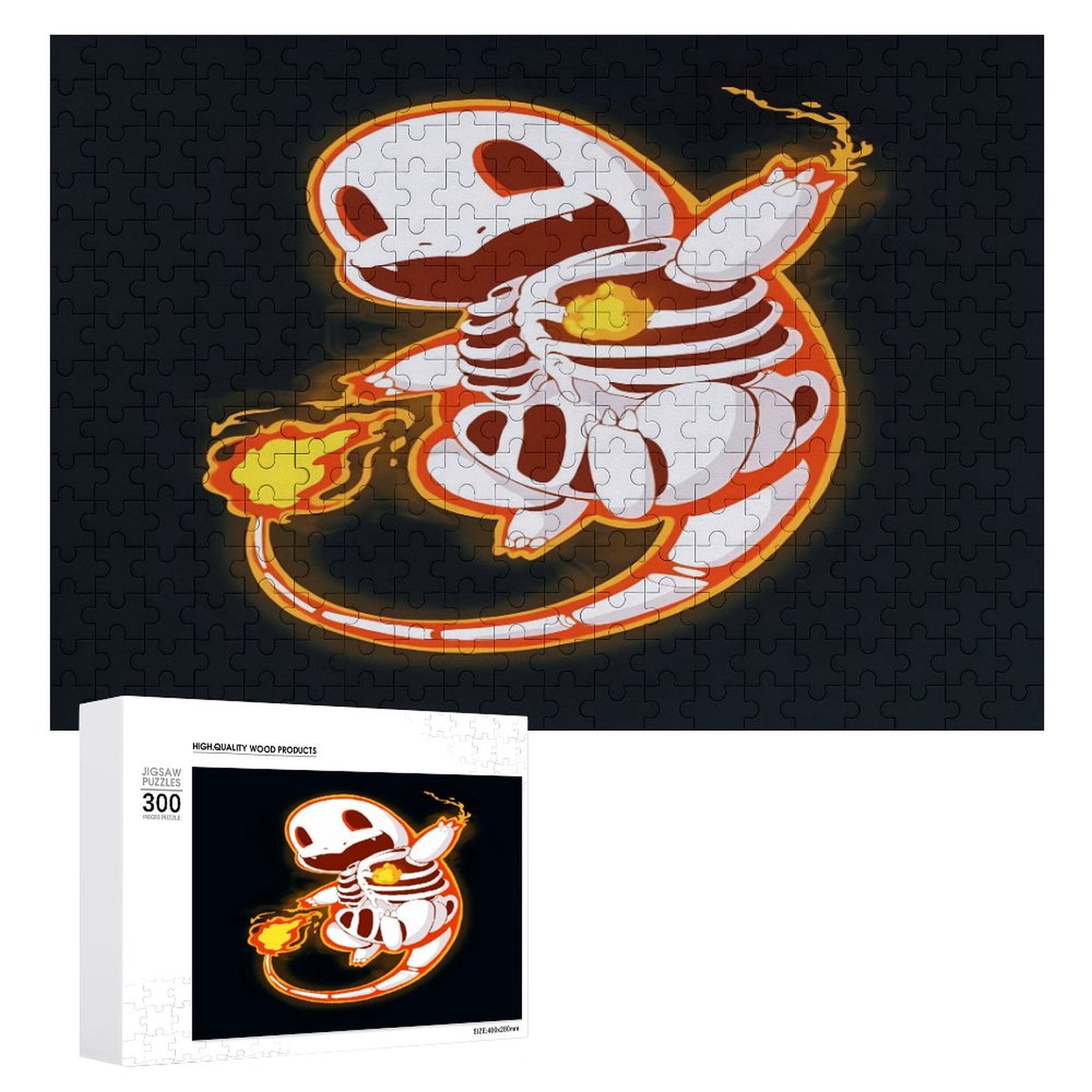 Charmander Wooden Picture Puzzle-Eco-Friendly Wood, Educational Toy ...