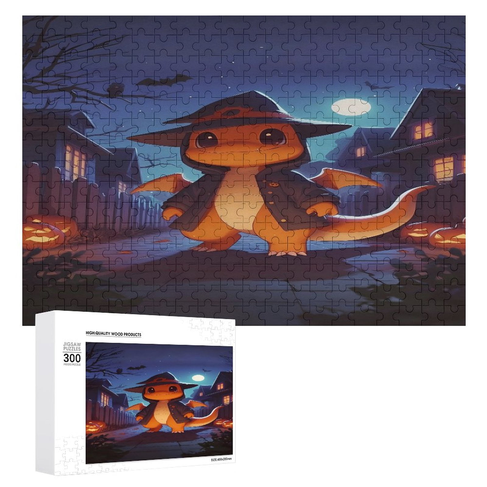 Charmander Wooden Picture Puzzle-Eco-Friendly Wood, Educational Toy ...