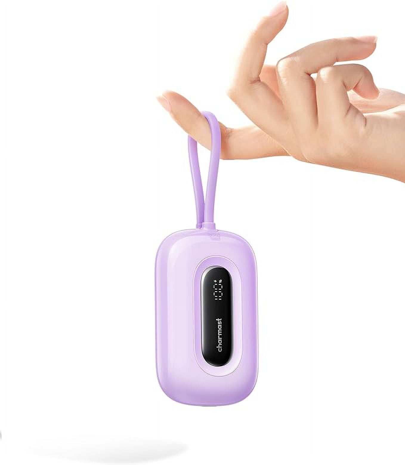 Charmast Small Portable Charger with Built in Cable (Removable ...