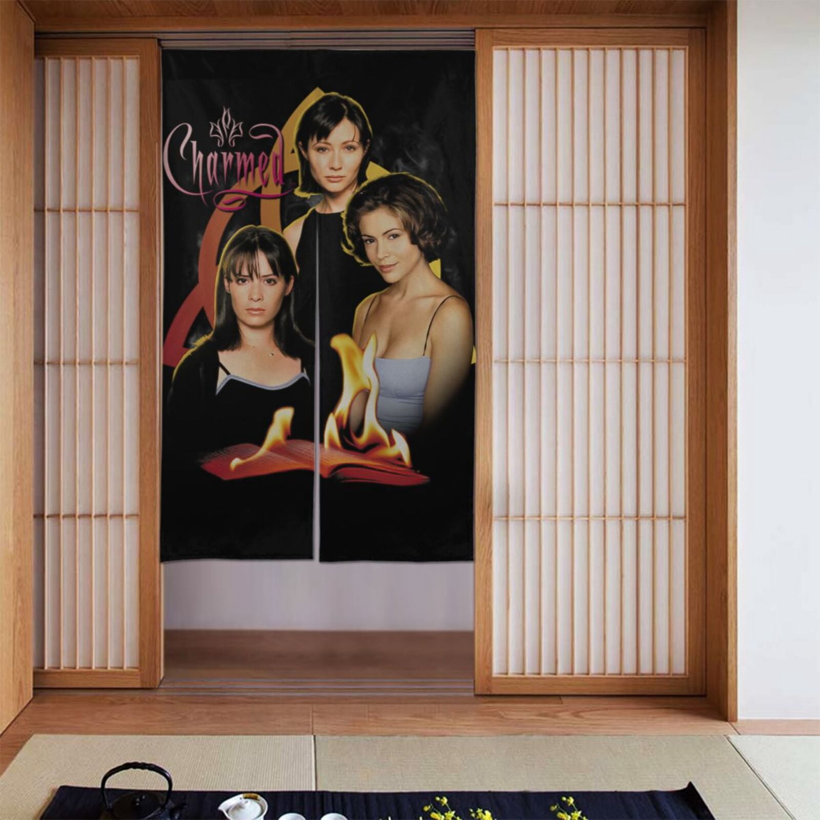 Charmed Anime Door Curtains Curtains Blackout Curtains Cute Kids Room ...