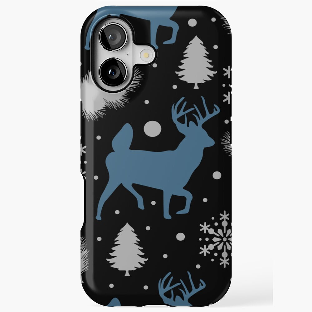 Charmed Christmas Deer Garden Elegant Holiday Design Case for iPhone 17 ...