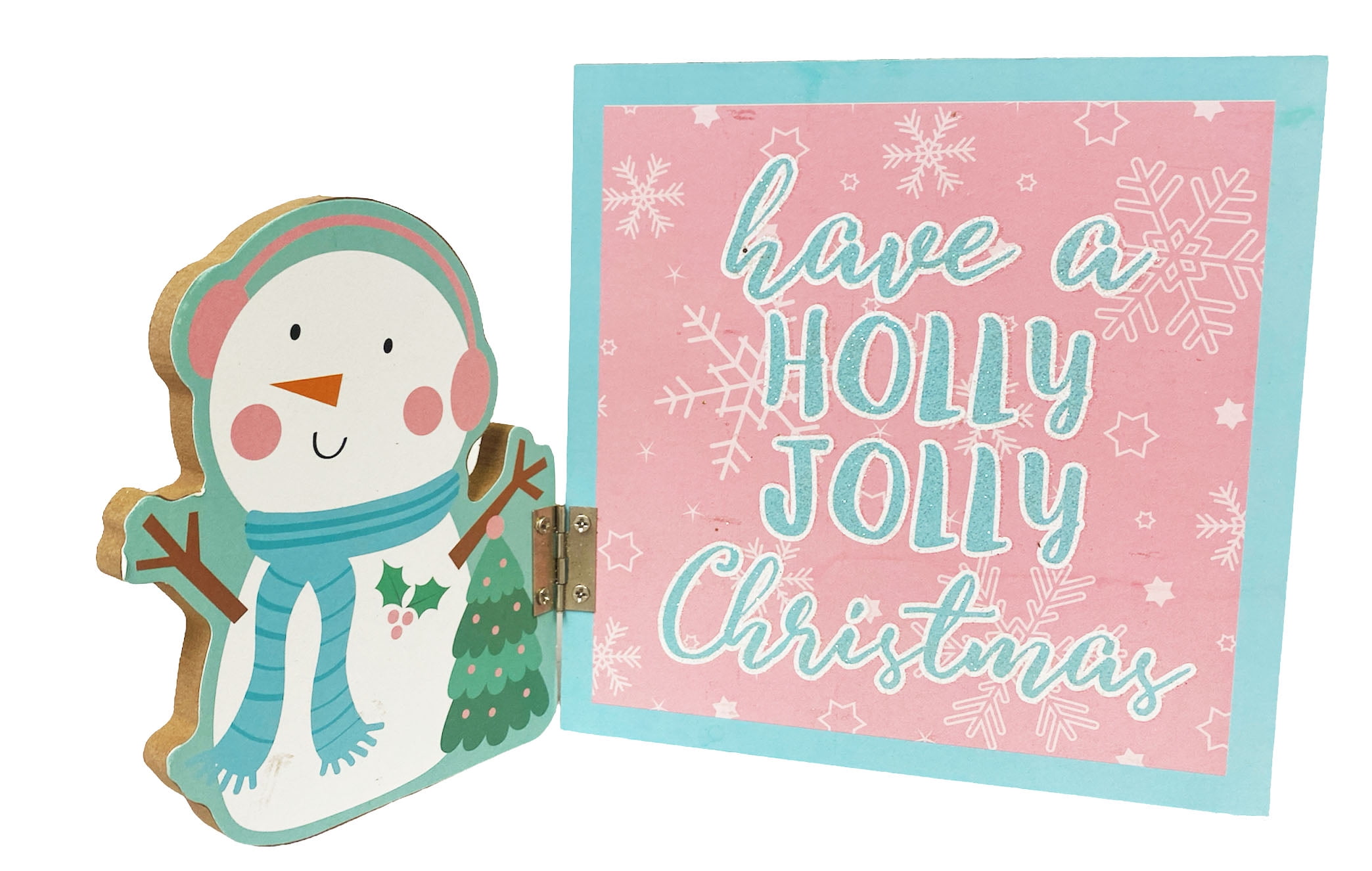 Charmed Christmas MDF Table Top Décor "have a Holly Jolly Christmas ...