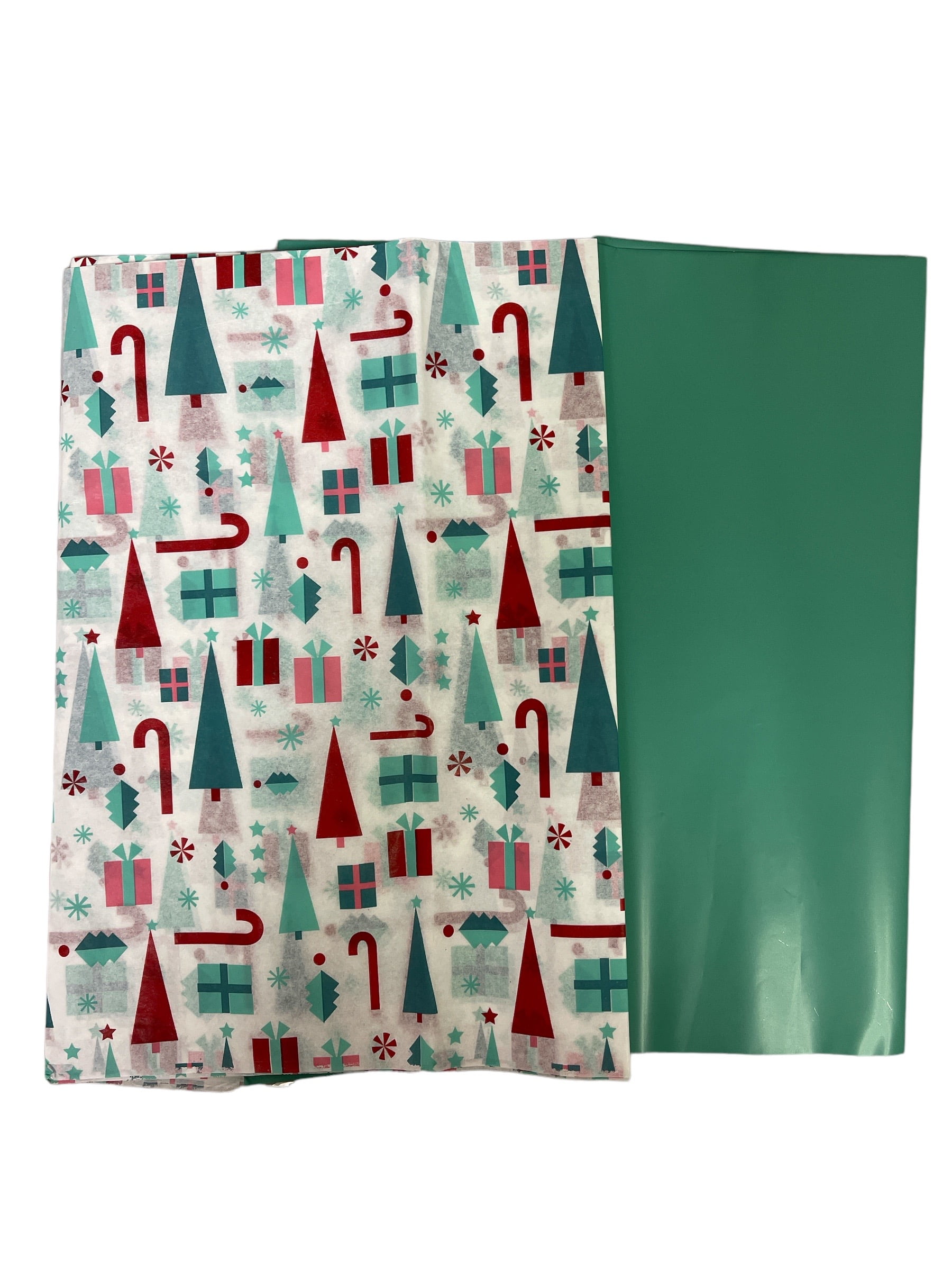 Charmed Christmas Tissue Paper (Printed & Solid Foil) 10 Sheets 20"x20 ...