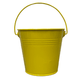 Charmed Colored Small Metal Buckets - 3-Pack Colorful Tin Pails with ...