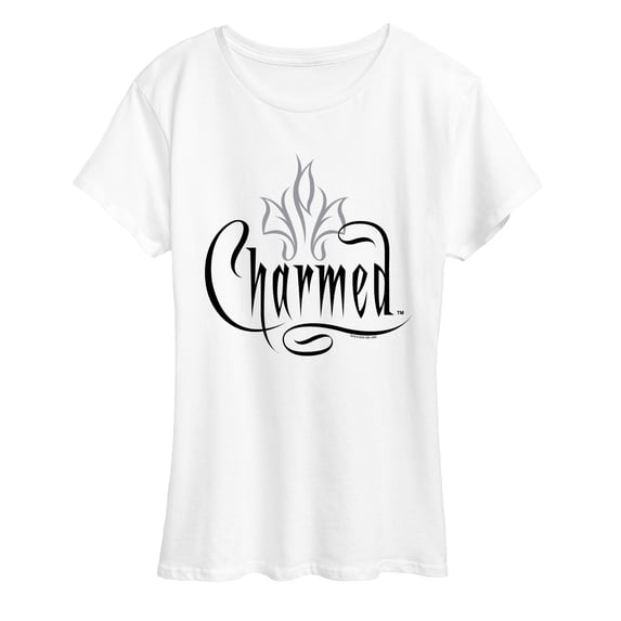 Charmed - Large Black Logo - Women's Short Sleeve Graphic T-Shirt ...