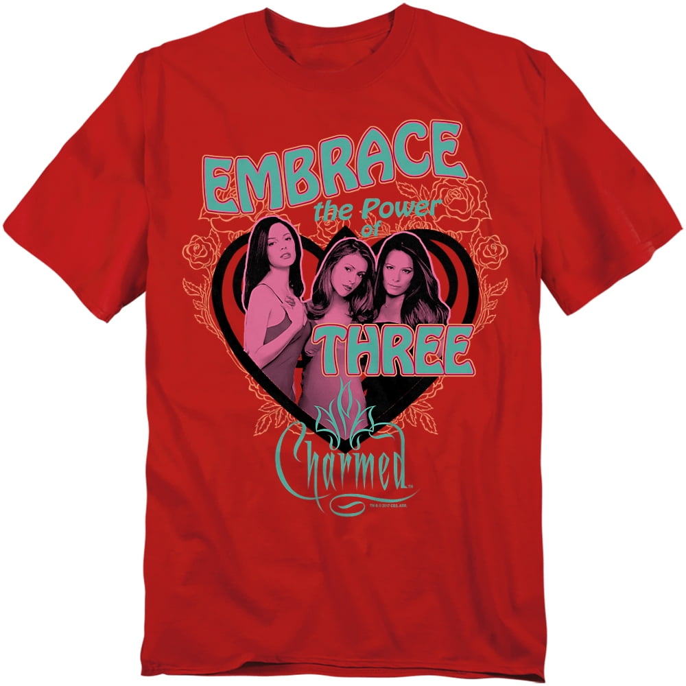 Charmed Men's Embrace The Power T-shirt Red - Walmart.com