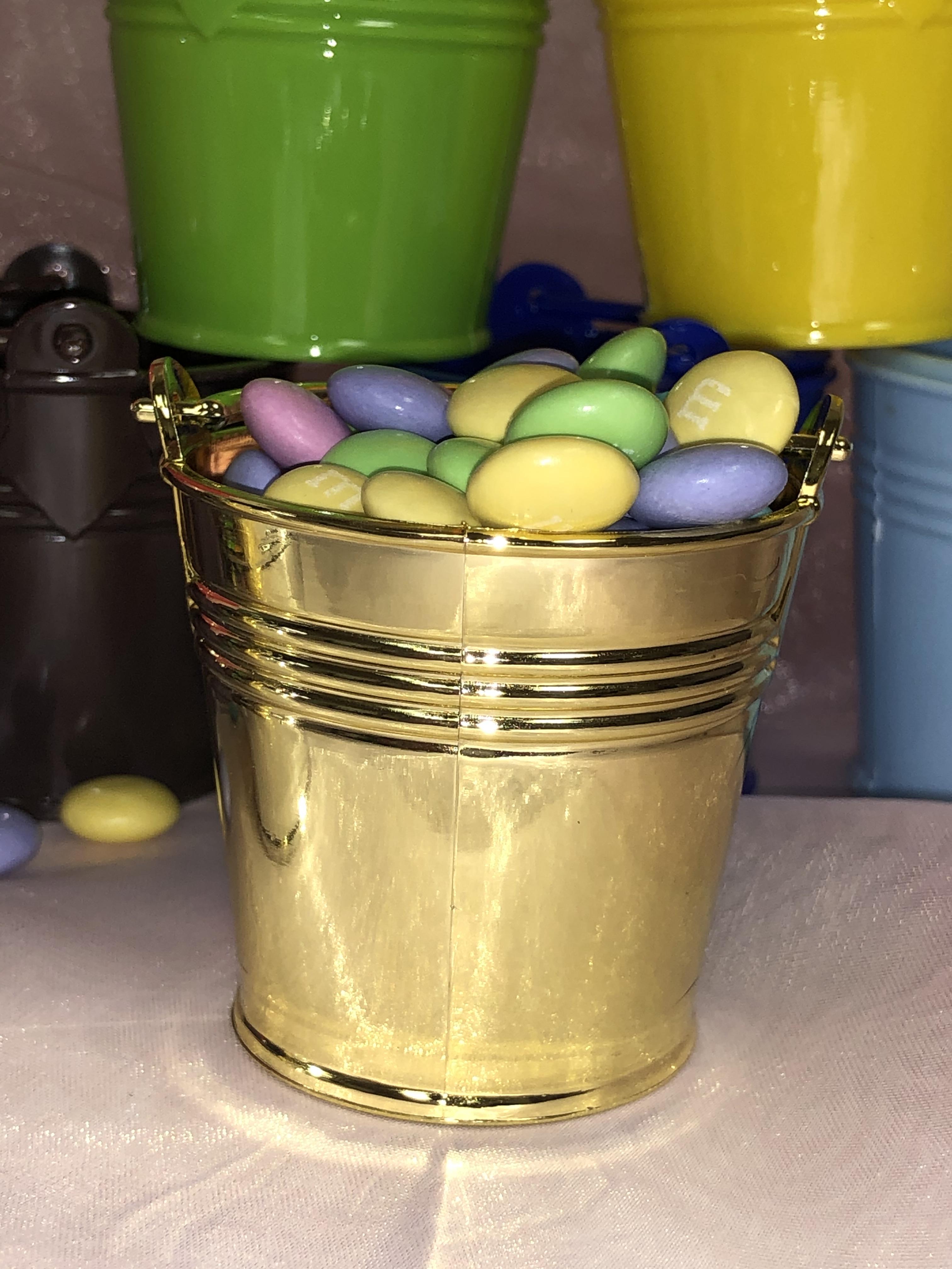 Charmed Mini 2" Beach Sand Plastic Buckets Party Favors Candy Box Baby ...