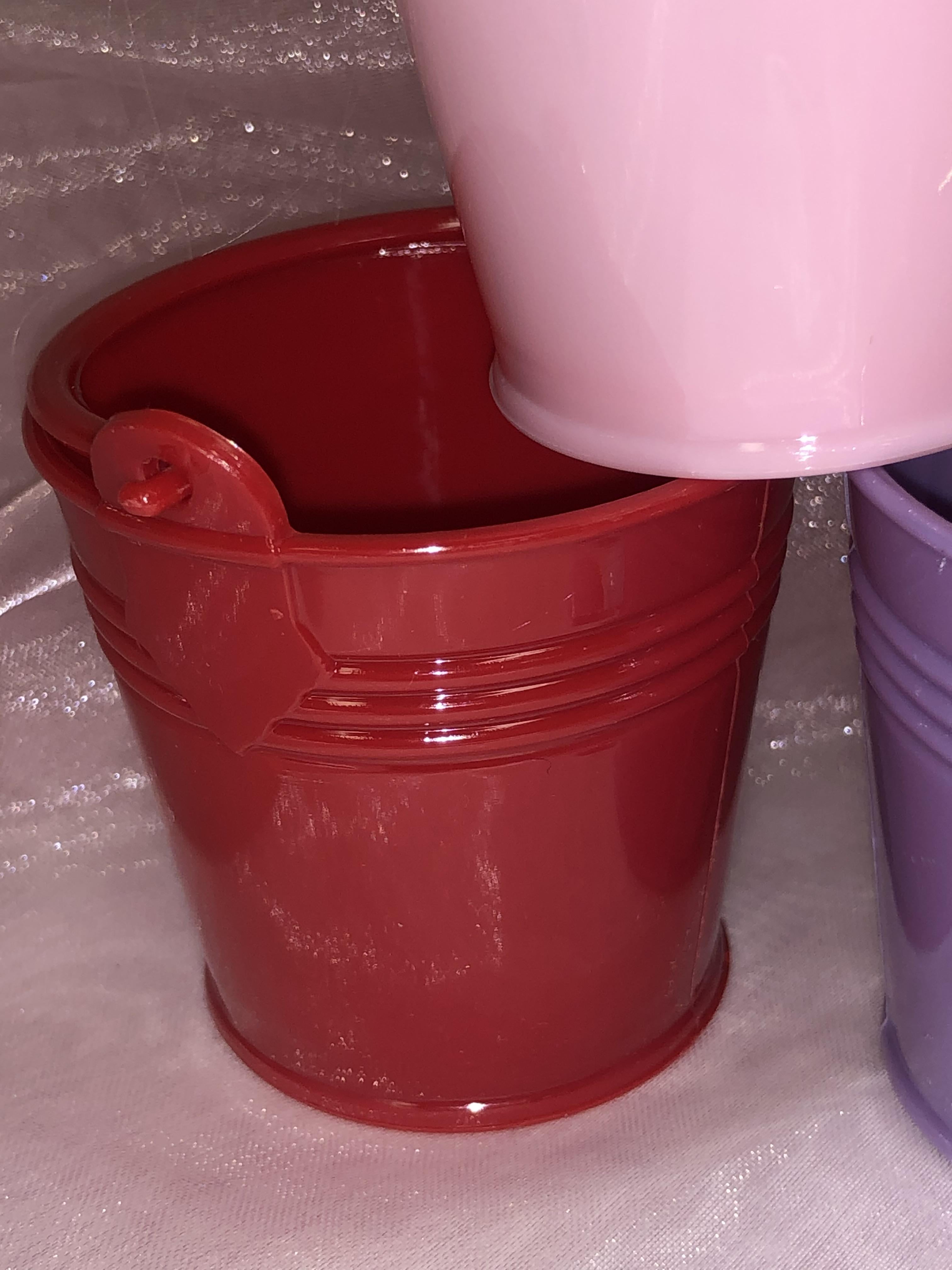 Charmed Mini Beach Sand Plastic Buckets Party Favors Candy Box Baby ...