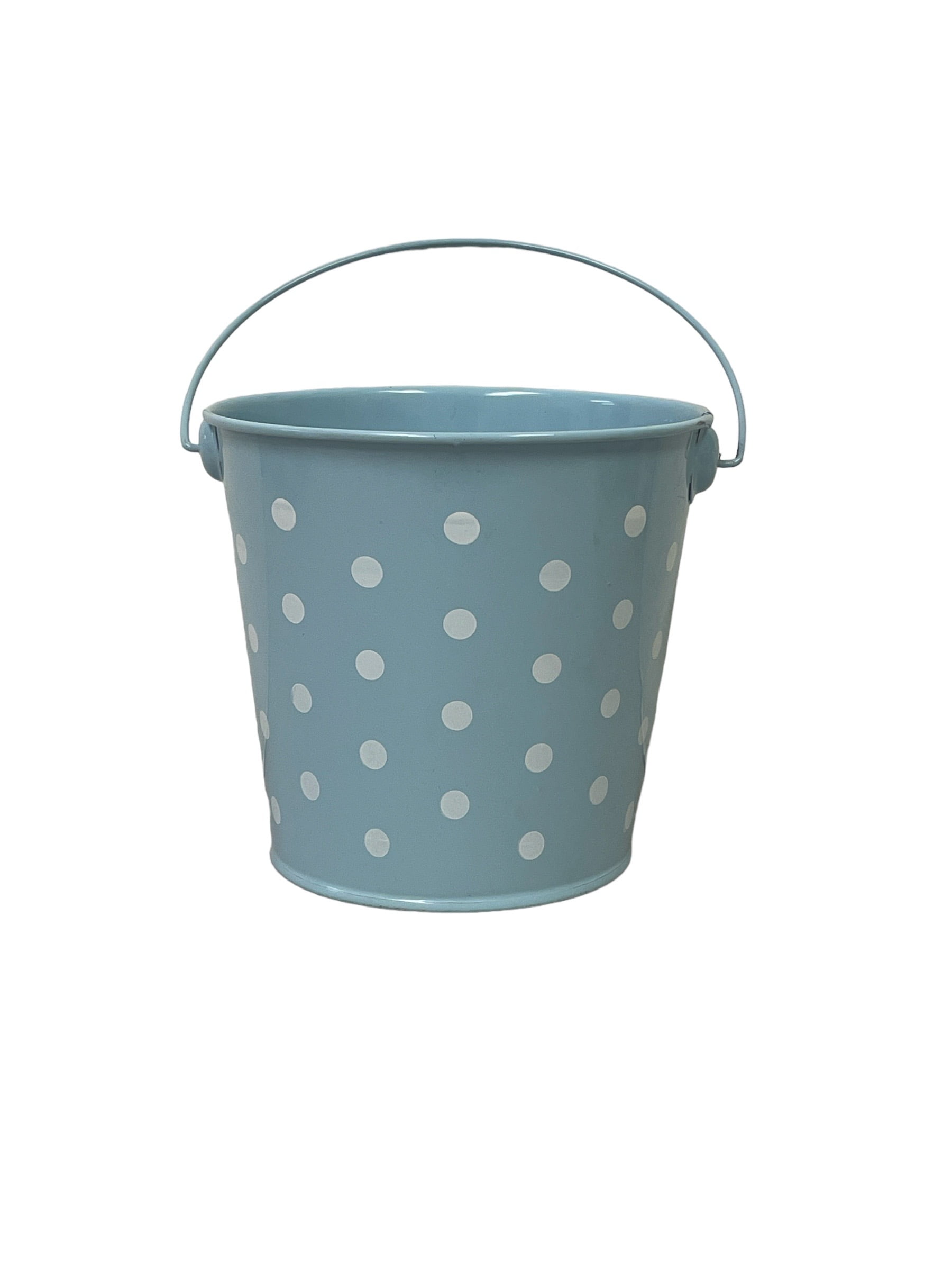 Charmed Mini Colorful Polka Dots Tin Pails Bucket with Handles for The ...