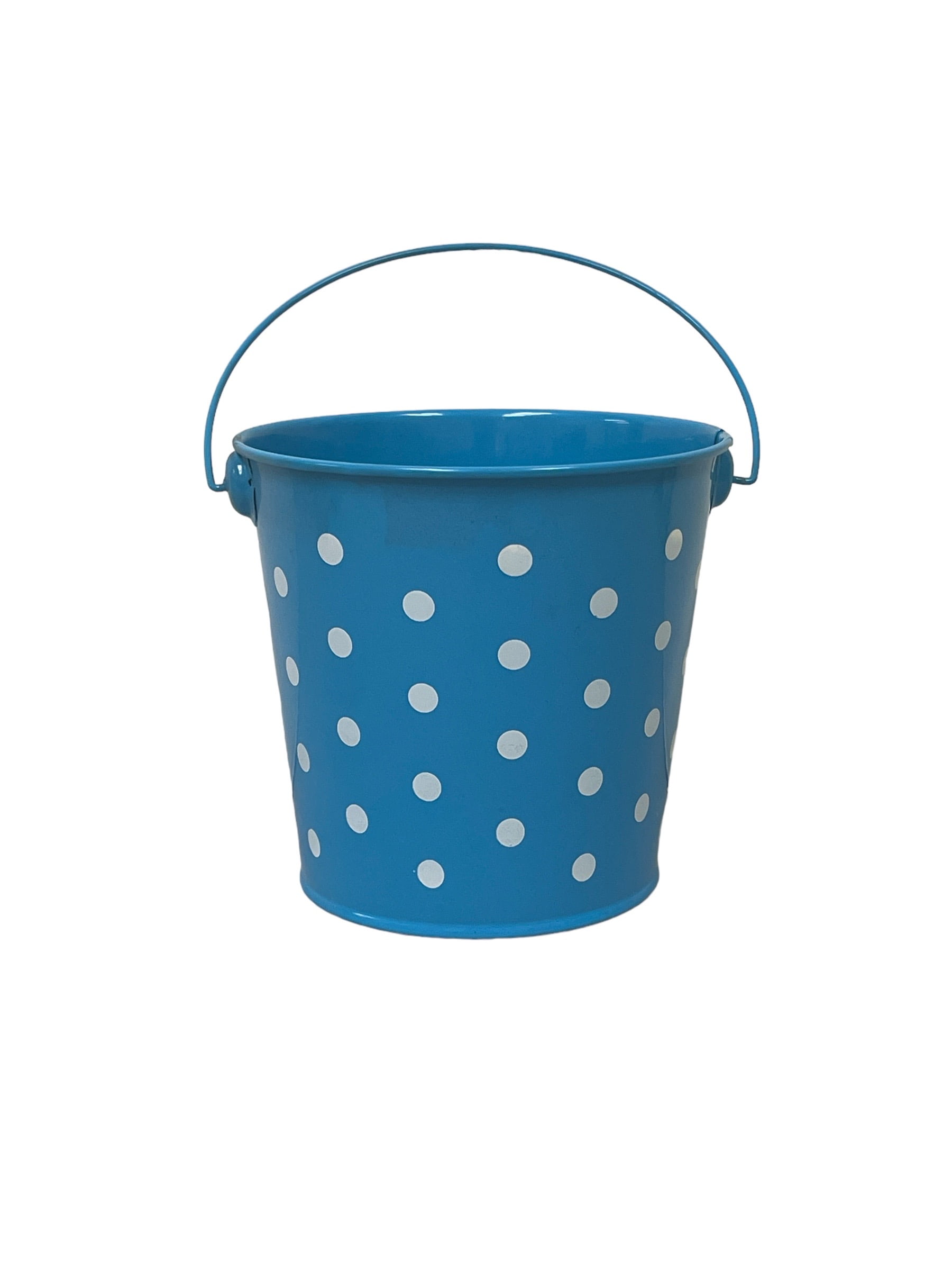 Charmed Mini Colorful Polka Dots Tin Pails Bucket with Handles for The ...