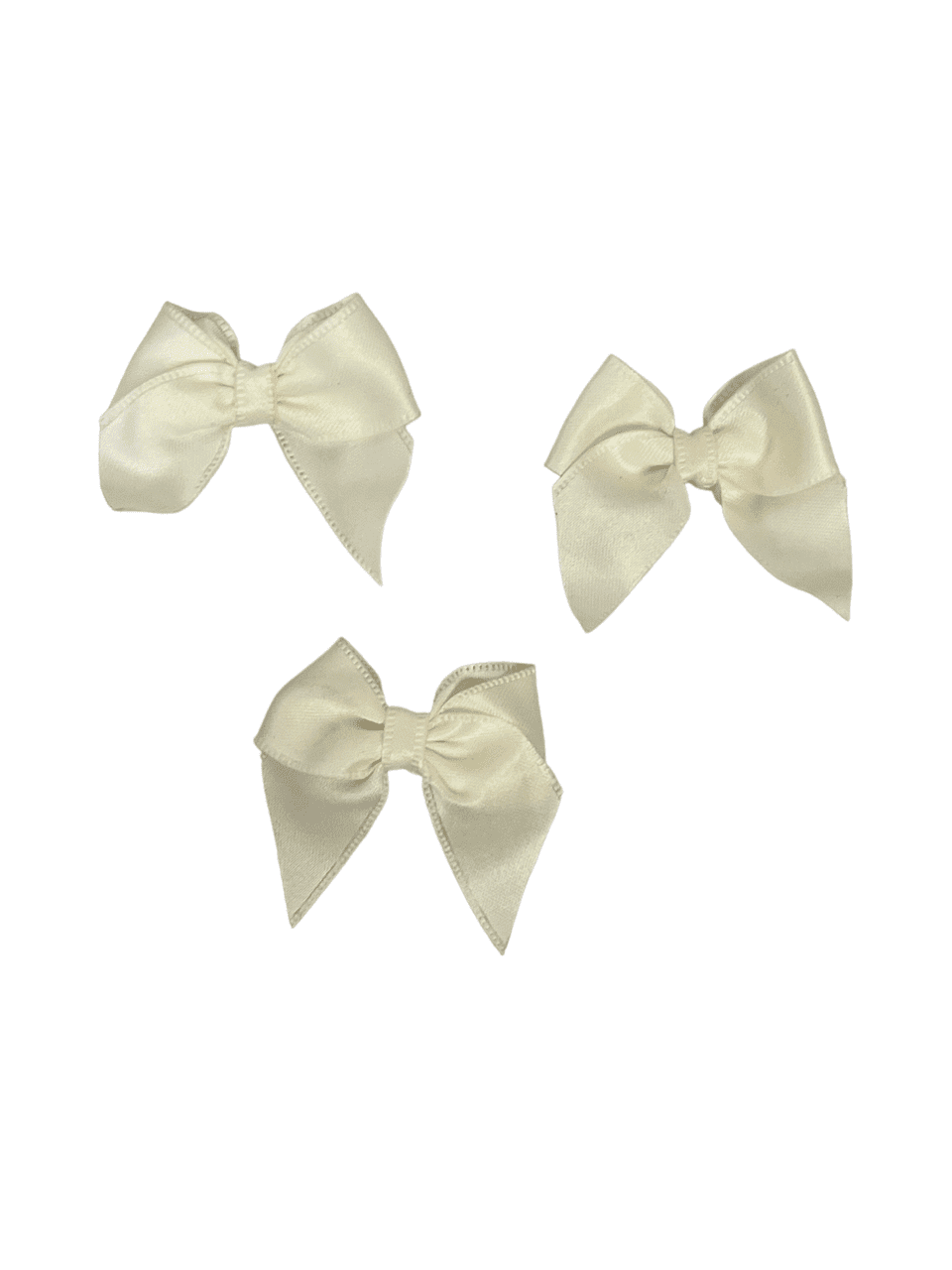 Charmed Satin Ribbon Bow Flower 1 3/4" X 2" Applique Sewing Bow Craft ...