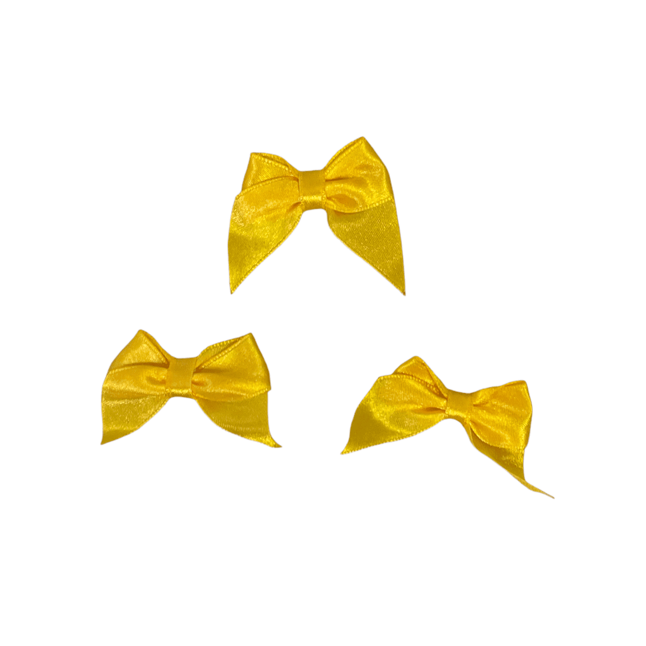 Charmed Satin Ribbon Bow Flower 1 3/4" X 2" Applique Sewing Bow Craft ...