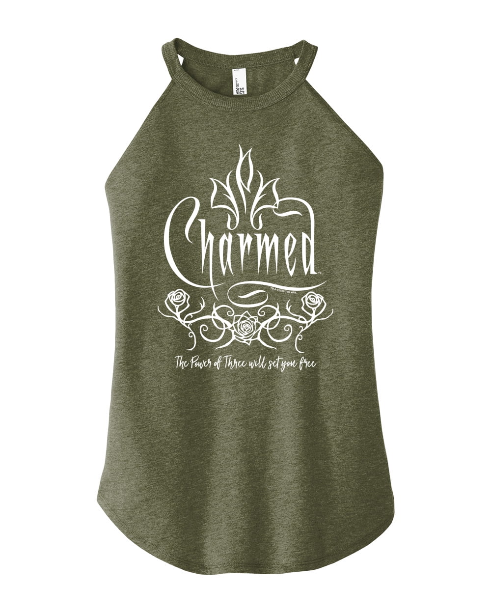 Charmed - The Power of Three Will Set You Free - Juniors High Neck Tank ...