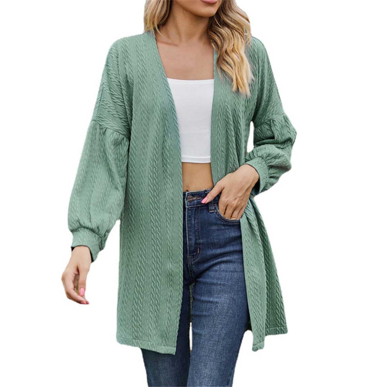 Charmgo Chunky Cardigan Sweaters for Women, Women's Autumn and Winter ...