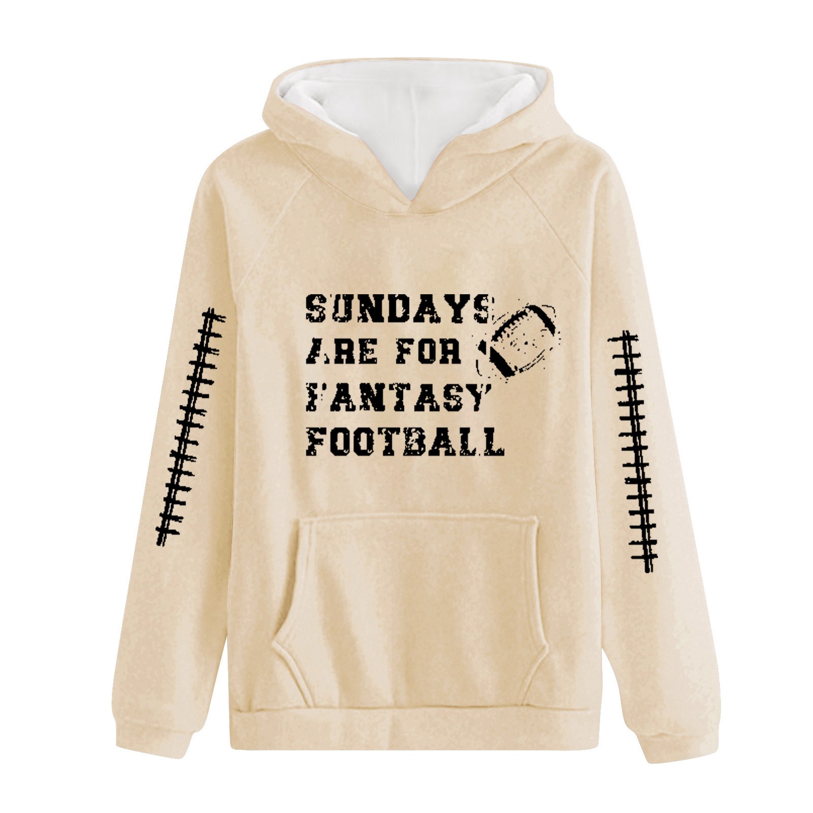 Charmgo Clearance Womens Hoodies, Retro Football Season Sweatshirt ...
