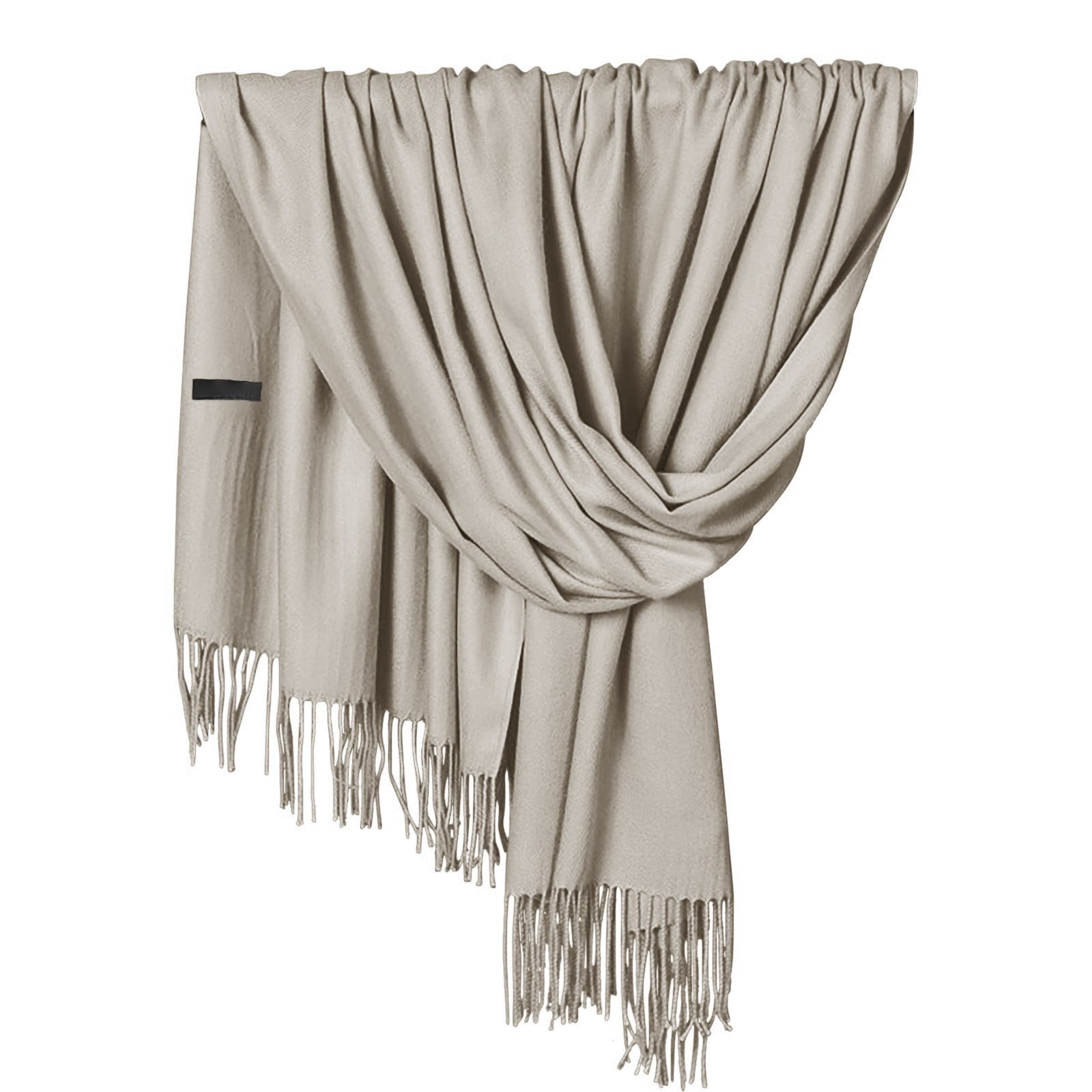 Charmgo Head Scarf Clearance, Women Pashmina Scarf Soft Solid Plain ...