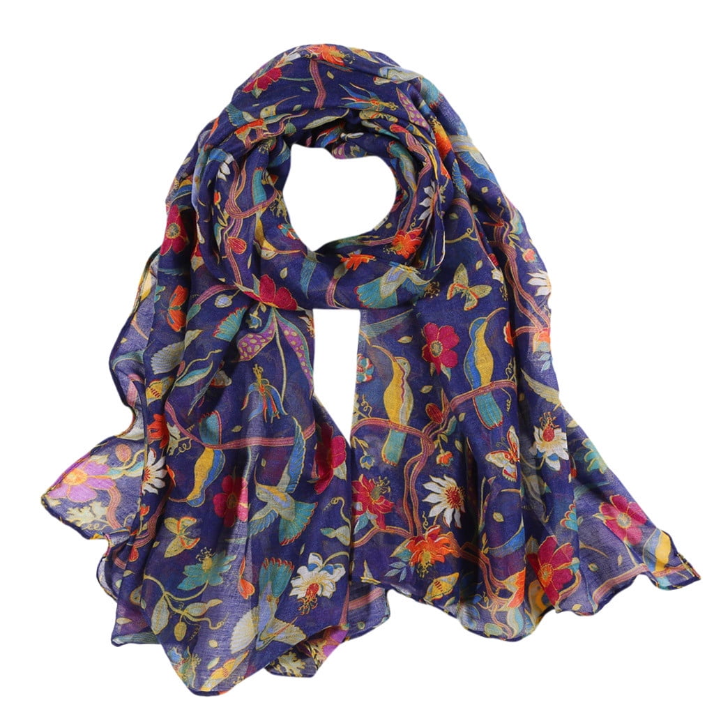Charmgo Women Scarf Clearance, Womens Fashion Spring Print Long Scarf ...