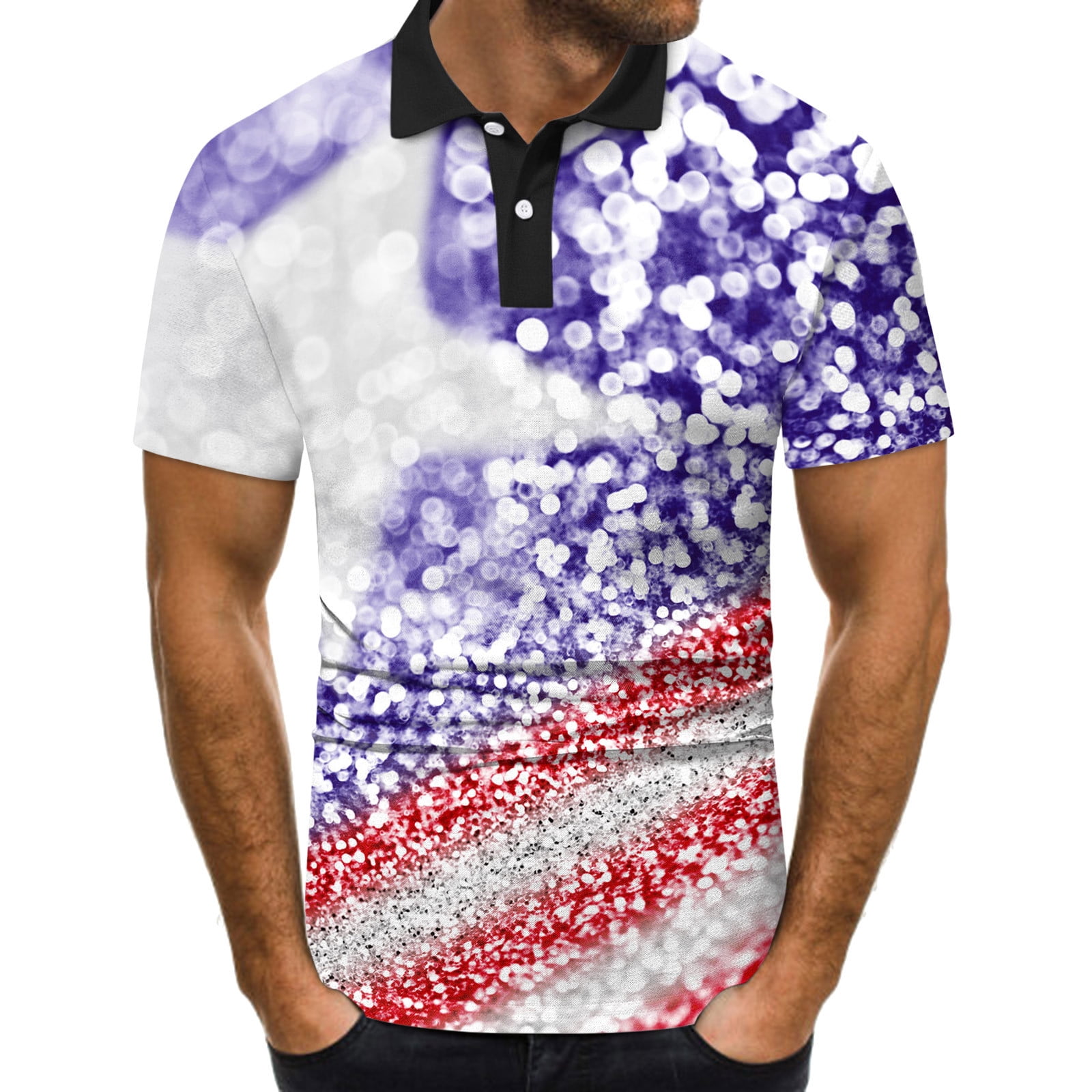 Charmgo Mens Shirts, Clearance Items, Men Casual Summer Short Sleeve ...