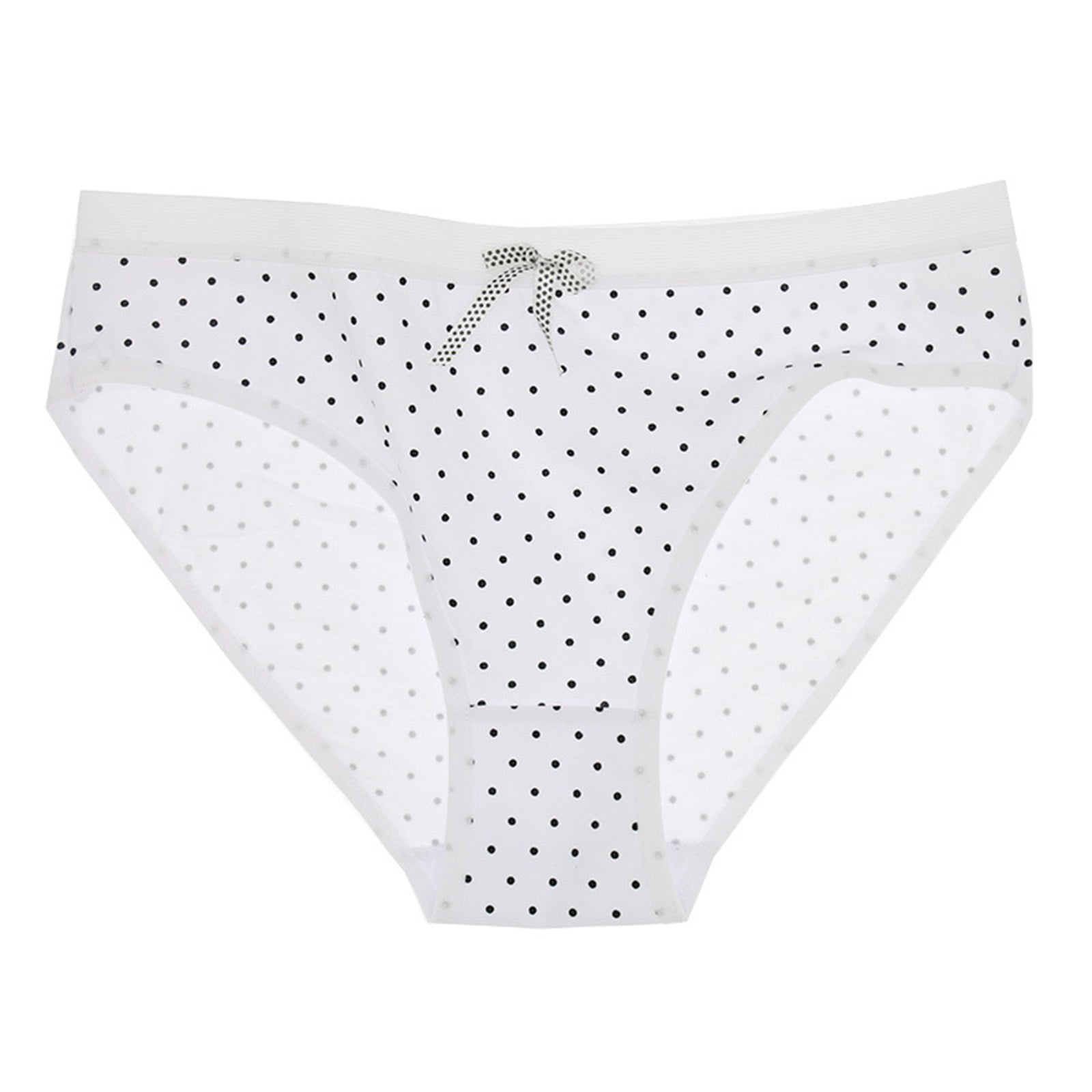 Charmgo Panties for Women Clearance, Female Women Cotton Basic Underwear Bikini Polka Panties ...