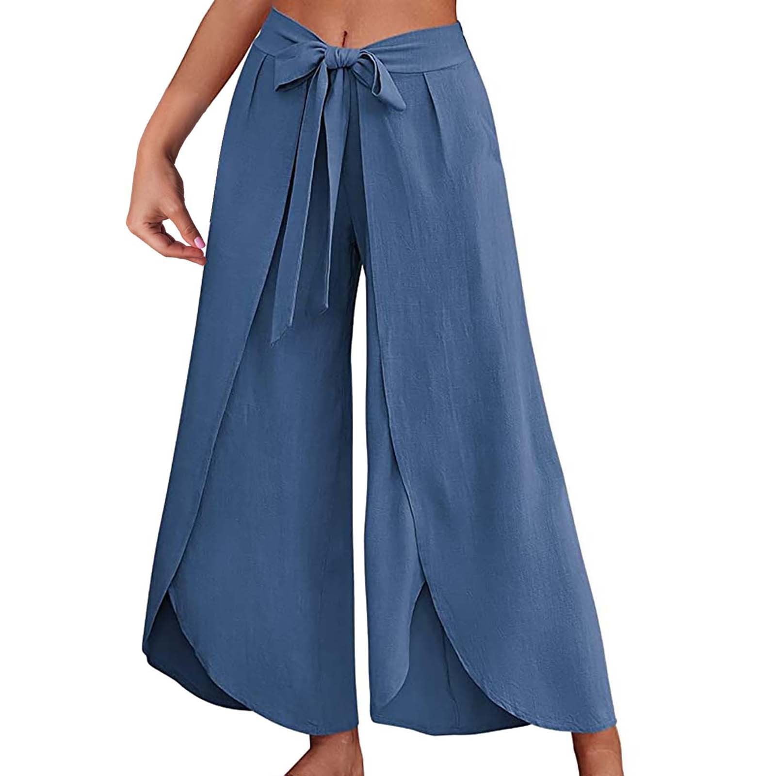 Charmgo Sweatpants Women Clearance, Women Wide Leg Pants High Waisted ...