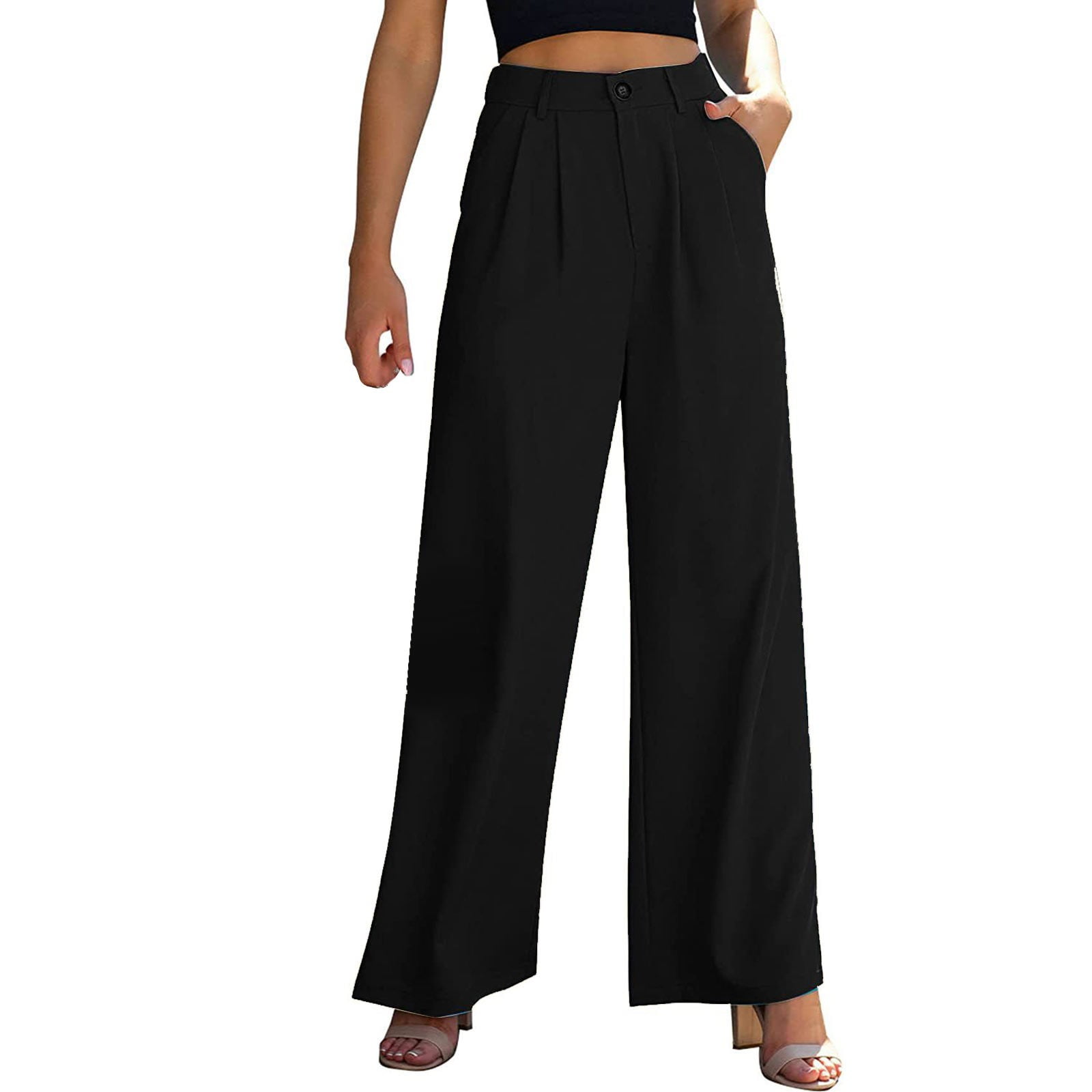 Charmgo Sweatpants Women Clearance, Women's Wide Leg Pants for Work ...