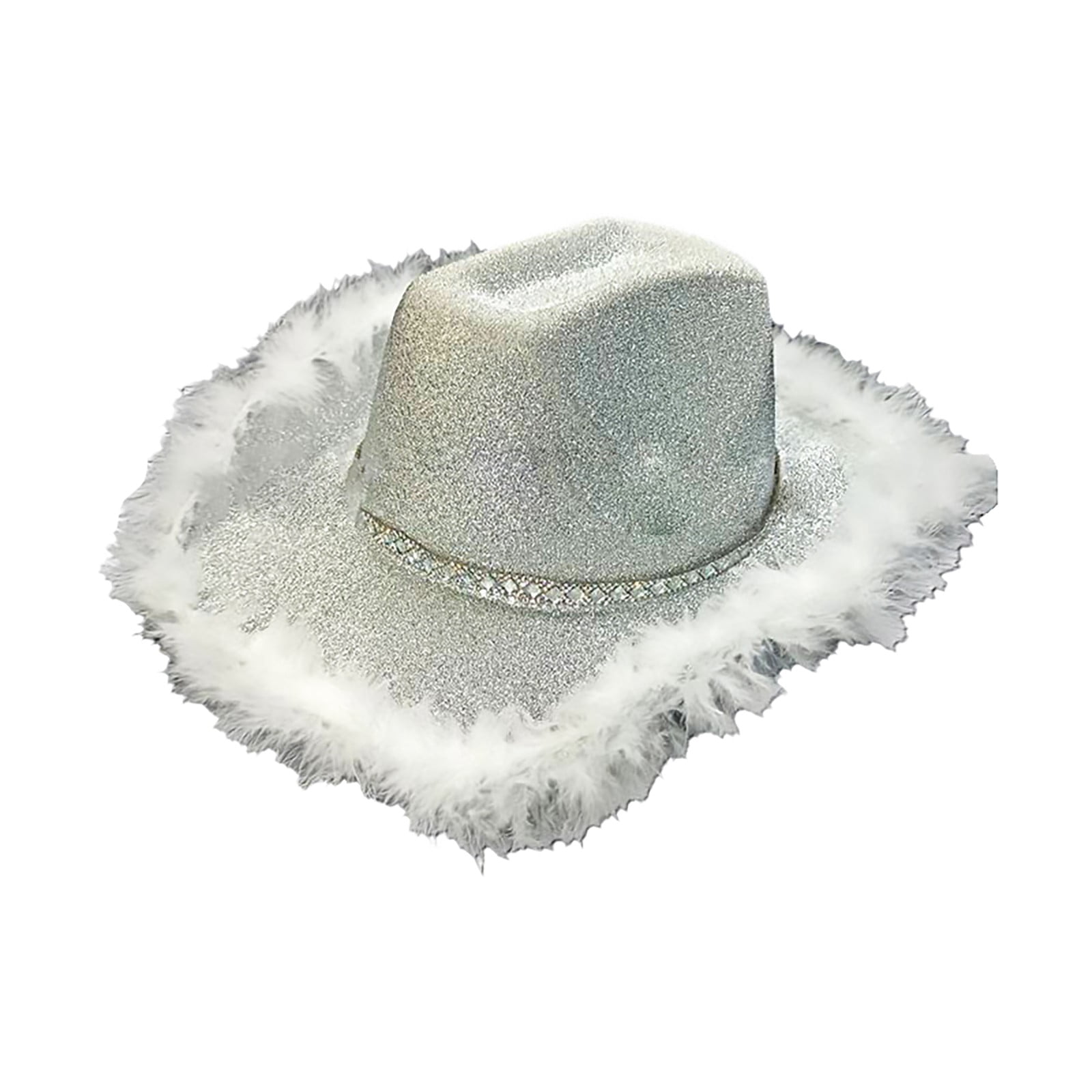 Charmgo Trucker Hat Clearance, Women's Big Brim Cowboy Hat Western ...