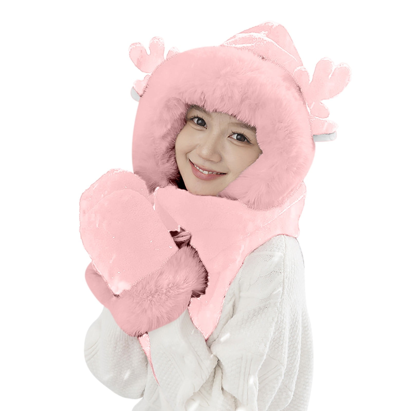 Charmgo Women Scarf Clearance, Christmas Women Woolen Three In One ...