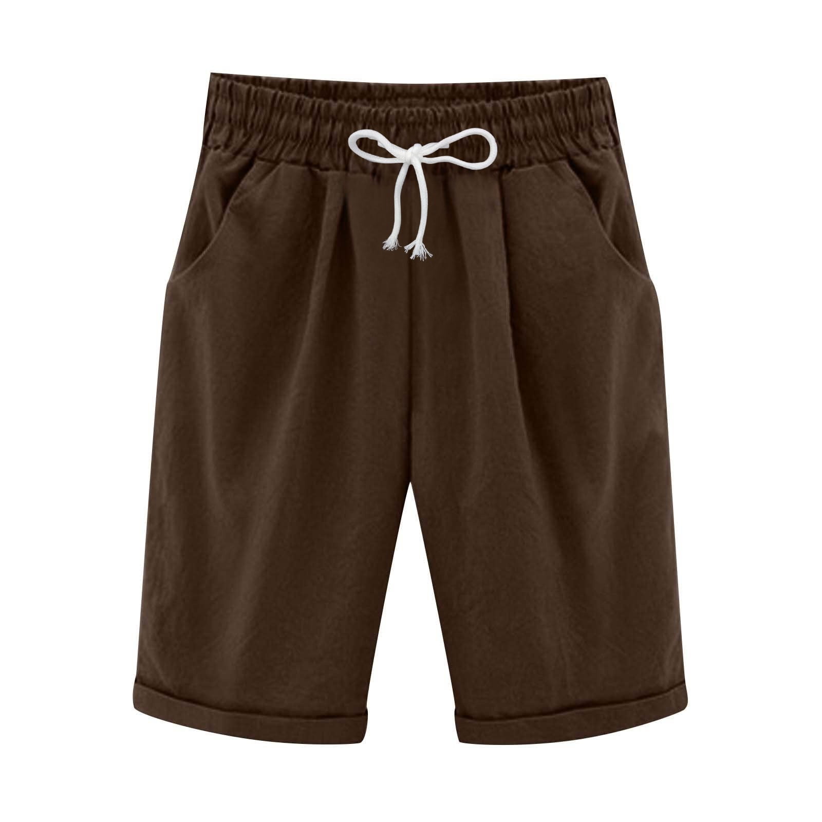 Charmgo Womens Shorts Clearance, Women Summer Cotton Pants Plus Size ...