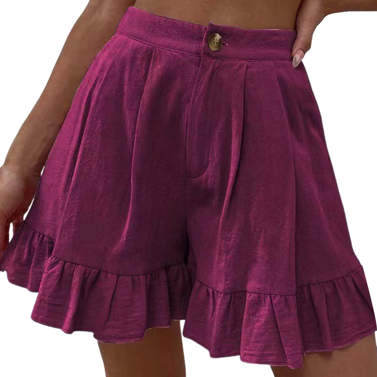 Charmgo Womens Shorts Clearance, Women's Summer Loose Fitting Wide Leg ...