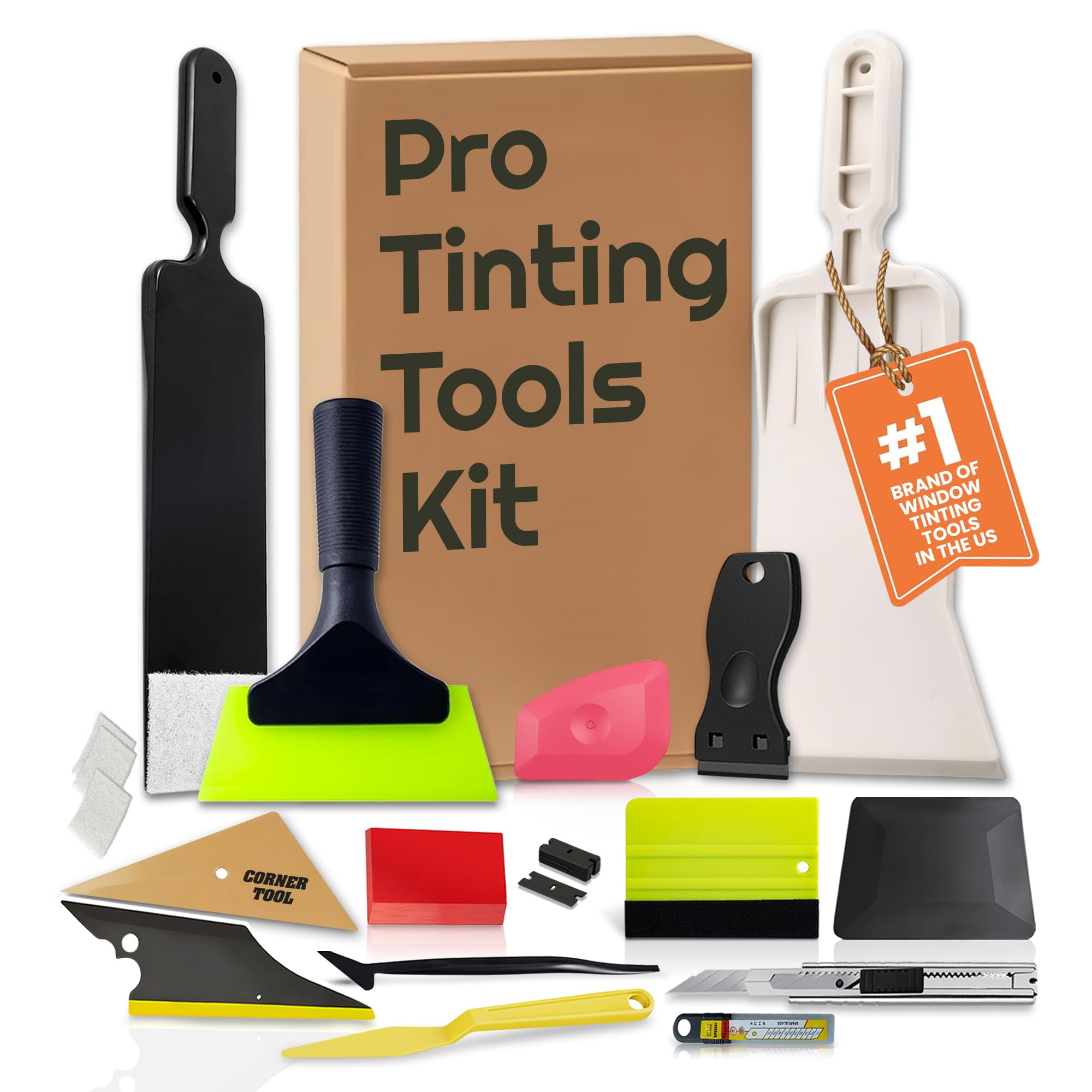 Charmier Window Tint Kit Vinyl Wrap Tool for Car Tinting Tools ...