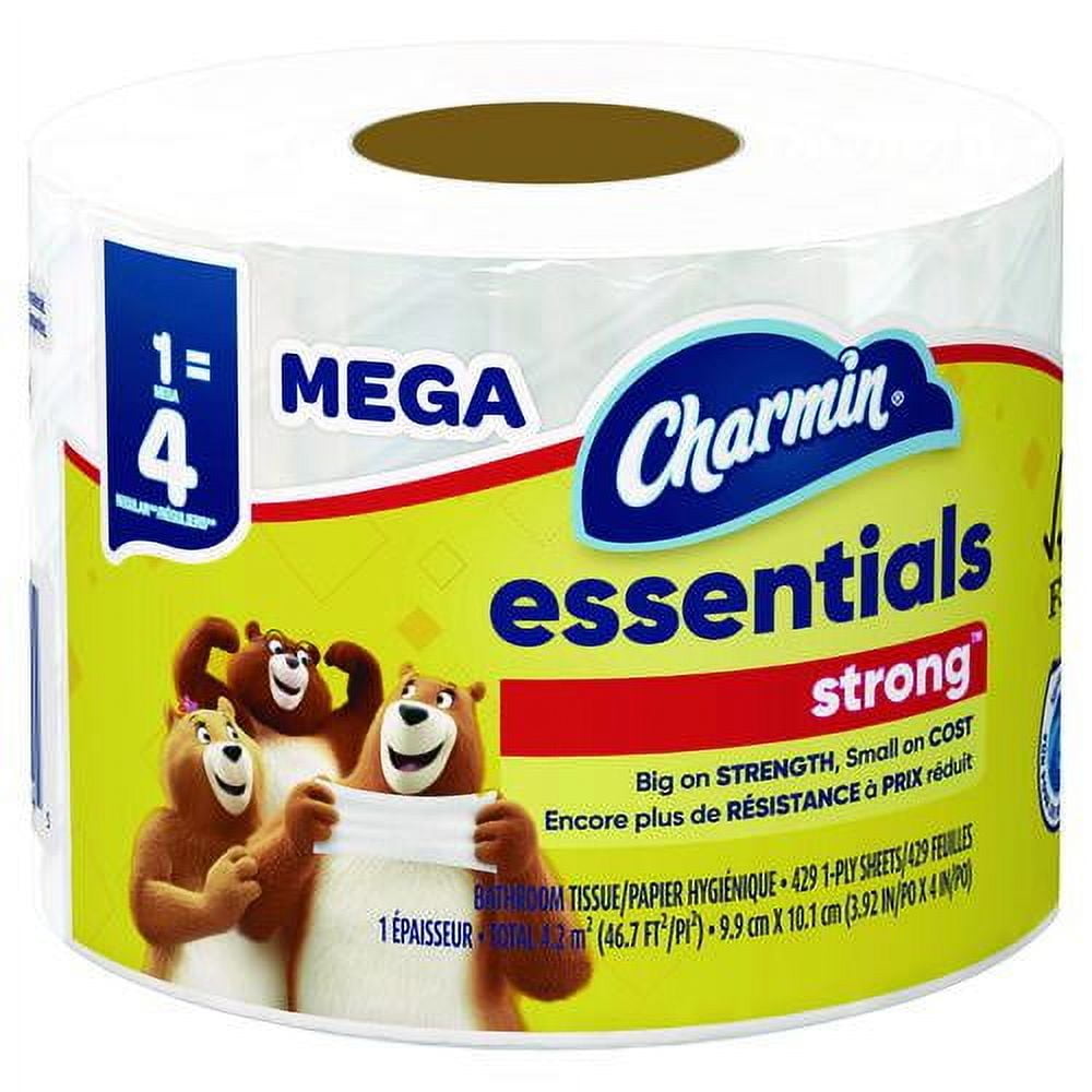 Charmin Essentials Strong Bathroom Tissue, Septic Safe, 1-Ply, White ...