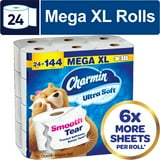 Charmin Ultra Soft Quality Tissue, 24 Mega XL Rolls, Septic Safe, 336 ...