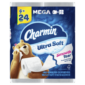Charmin Ultra Soft Forever Roll, 3 Roll Pack, Toilet Paper - Walmart.com