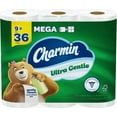 Charmin Ultra Gentle Toilet Paper, 9 Mega Rolls, 231 Sheets per Roll ...