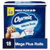 Charmin Ultra-Soft Smooth Tear Toilet Paper Rolls (18 Mega Plus Rolls ...