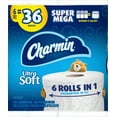 Charmin Ultra Soft Toilet Paper, 6 Super Mega Rolls, - Walmart.com