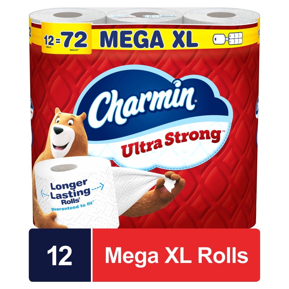 Charmin Ultra Strong 12 Mega XL Toilet Paper, 12 rolls - Walmart.com