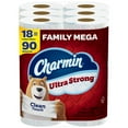 Charmin Ultra Strong Clean Touch Toilet Paper, 18 Family Mega Rolls ...