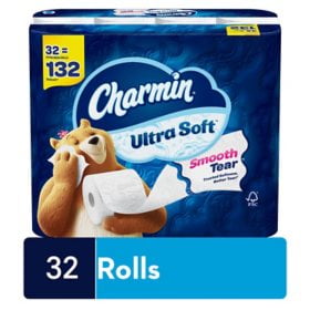 Charmin Ultra Strong Toilet Paper, 32 rolls, 231 sheets/roll.pack of 2 ...