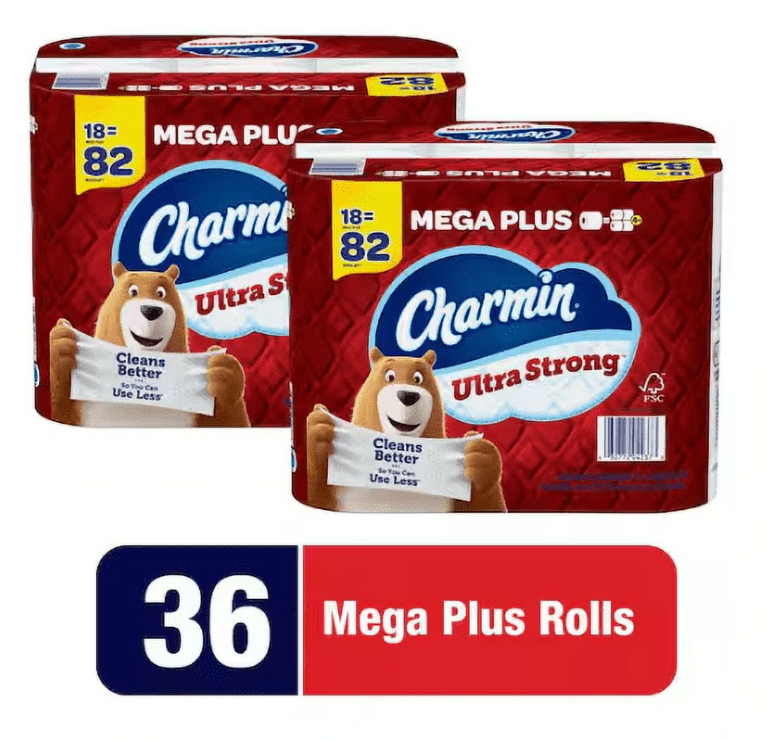 Charmin Ultra Strong Toilet Paper (36 Mega Plus Rolls) - Walmart.com