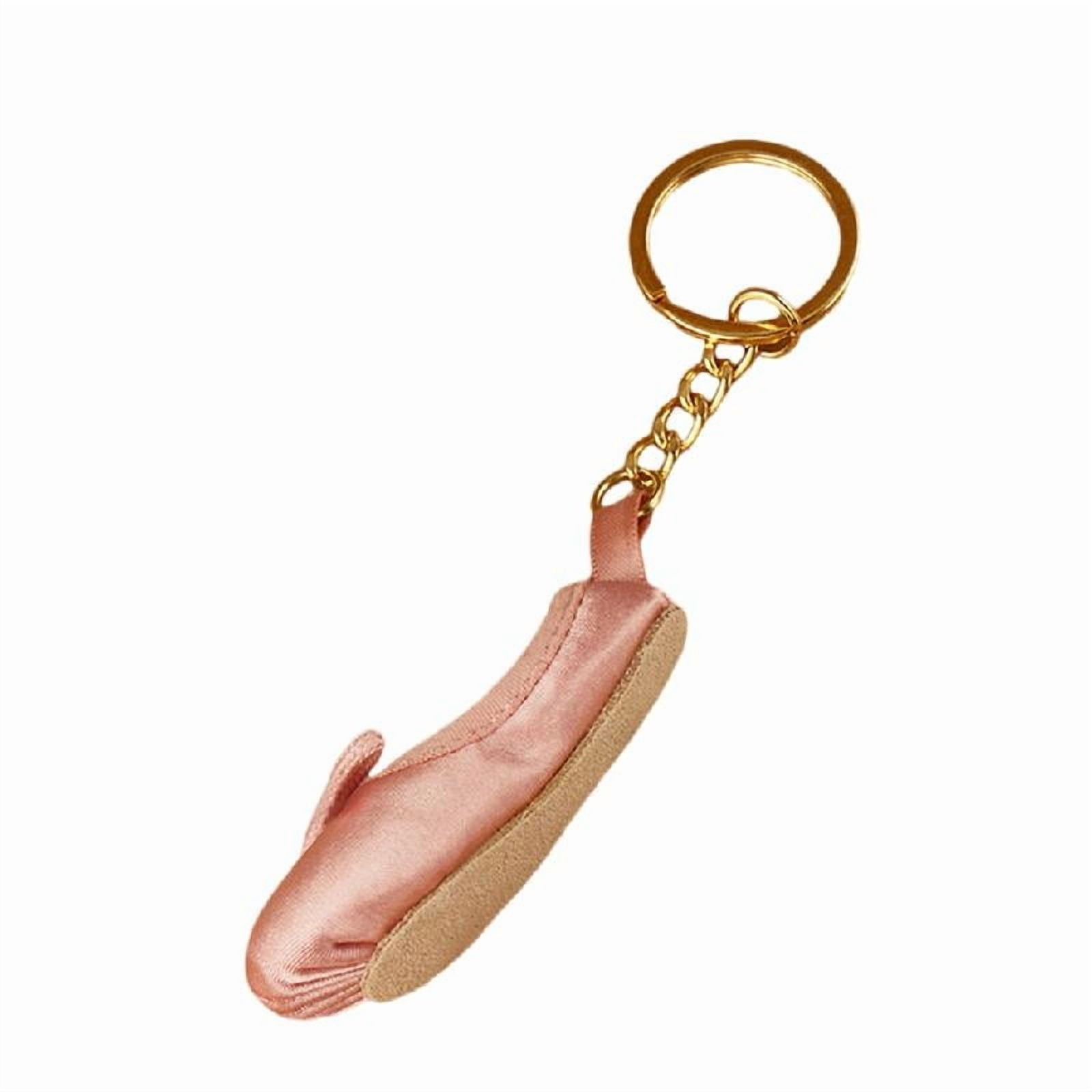 Charming Ballet Pointe Shoe Key Holder Delicate Mobile Phone Dangle ...