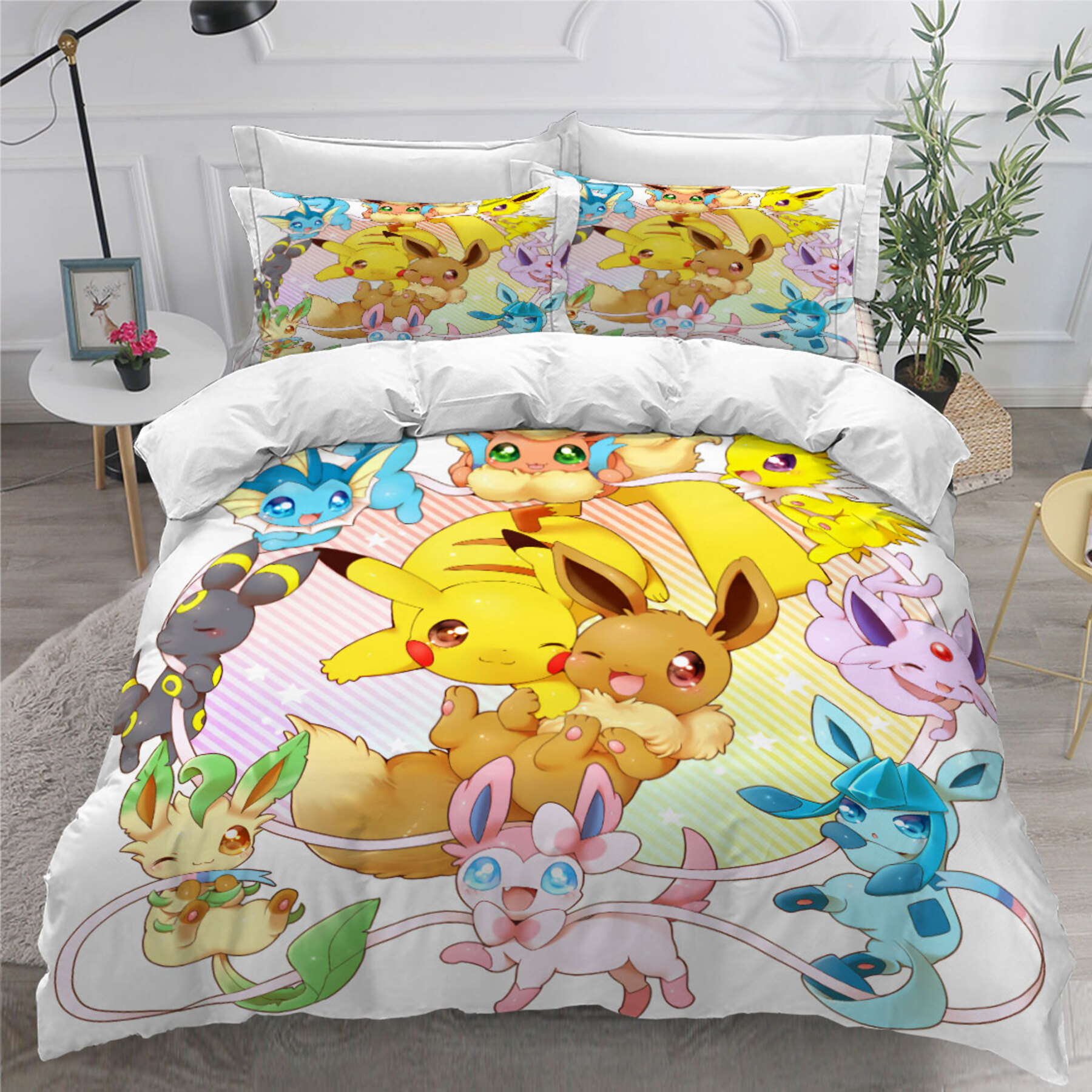 Charming Bedding Set with Cute Pastel Design for Fans - Cozy & Inviting ...
