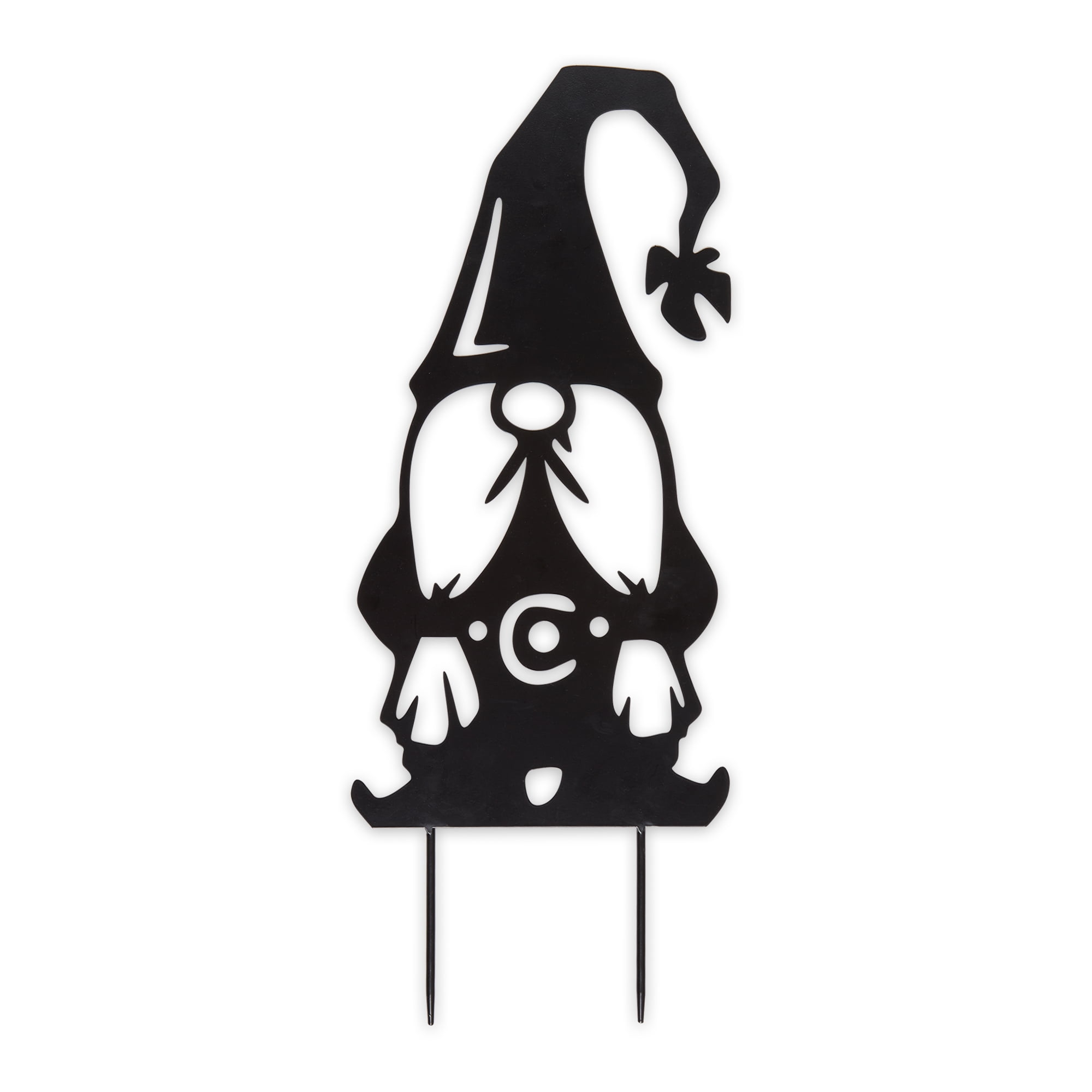 Charming Black Tinker Gnome Garden Iron Stake 7.75x9.75 - Walmart ...