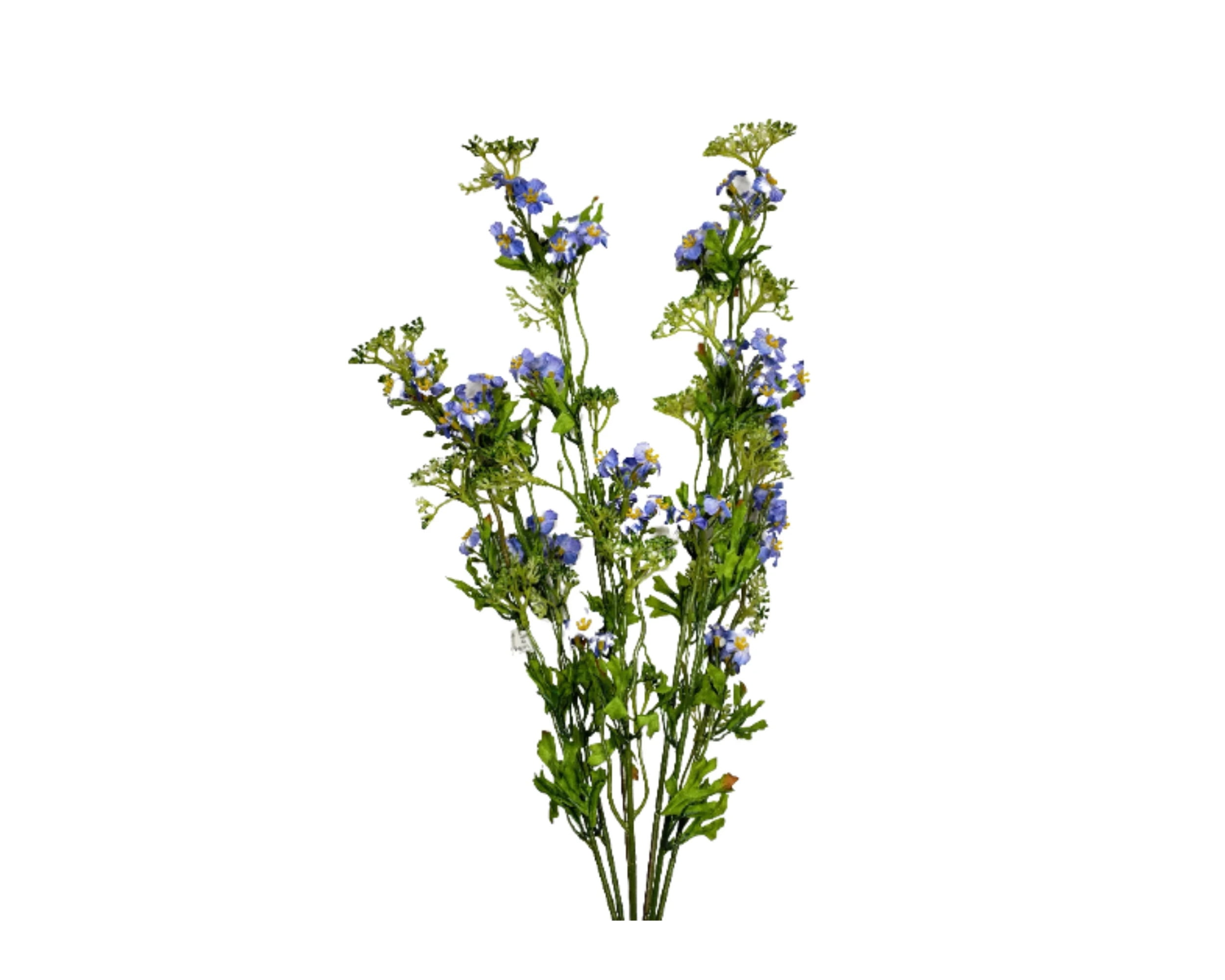 Charming Blooms: 23.5-Inch Blue Mini Blossom Seed Bush-4181-B - Walmart.com