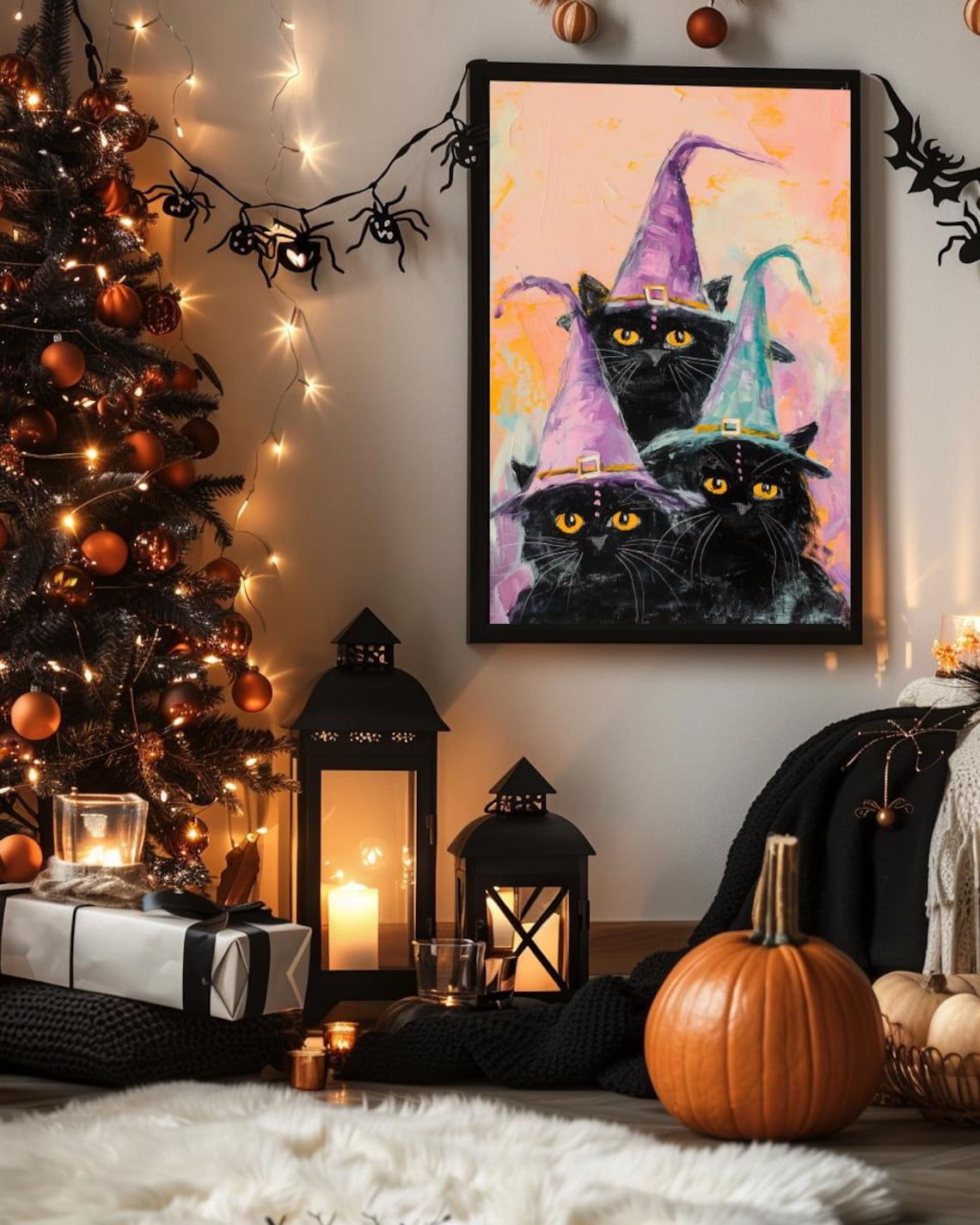 Charming Bunny With Daisy Poster Nursery Art, Cottagecore Rabbit Decor ...