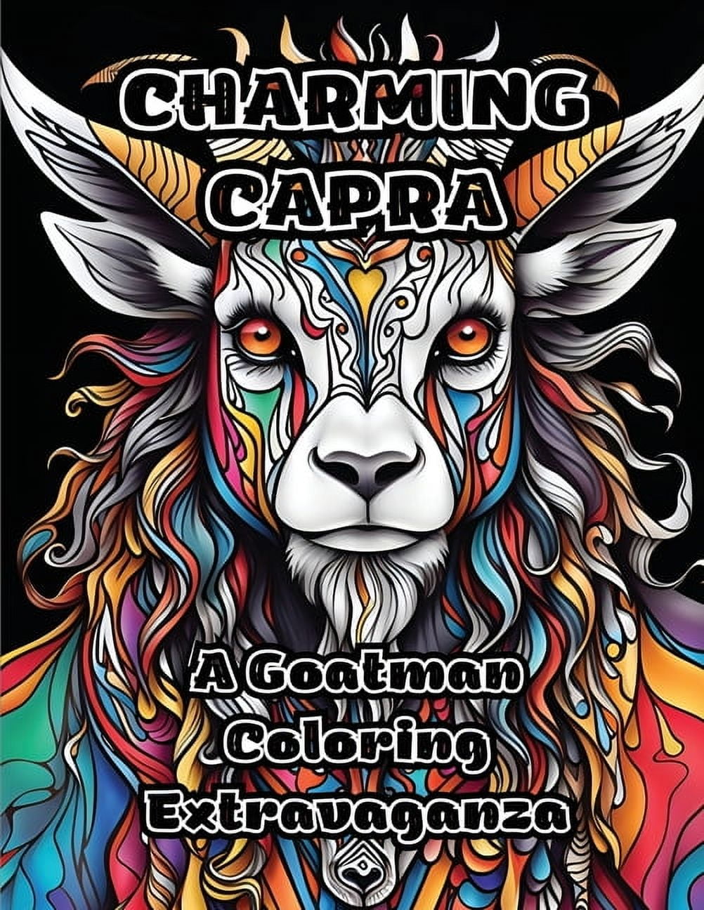 Charming Capra: A Goatman Coloring Extravaganza (Paperback) - Walmart.com
