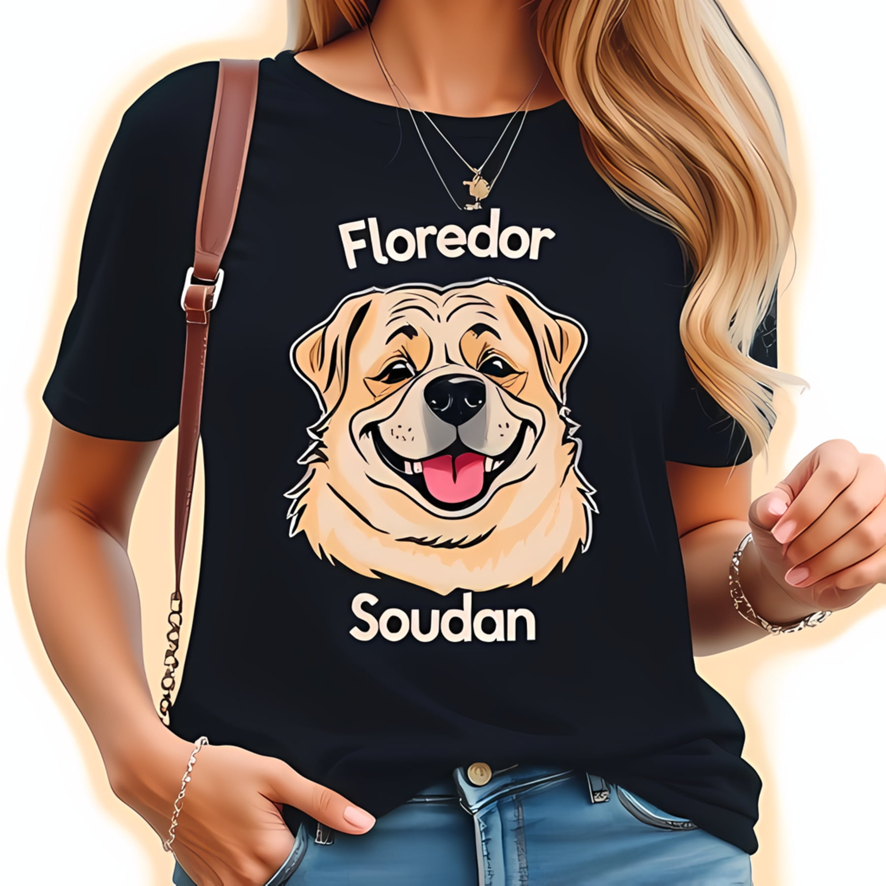 Charming Cartoon Cotton Short Sleeve T-Shirt - Floredor Design with ...