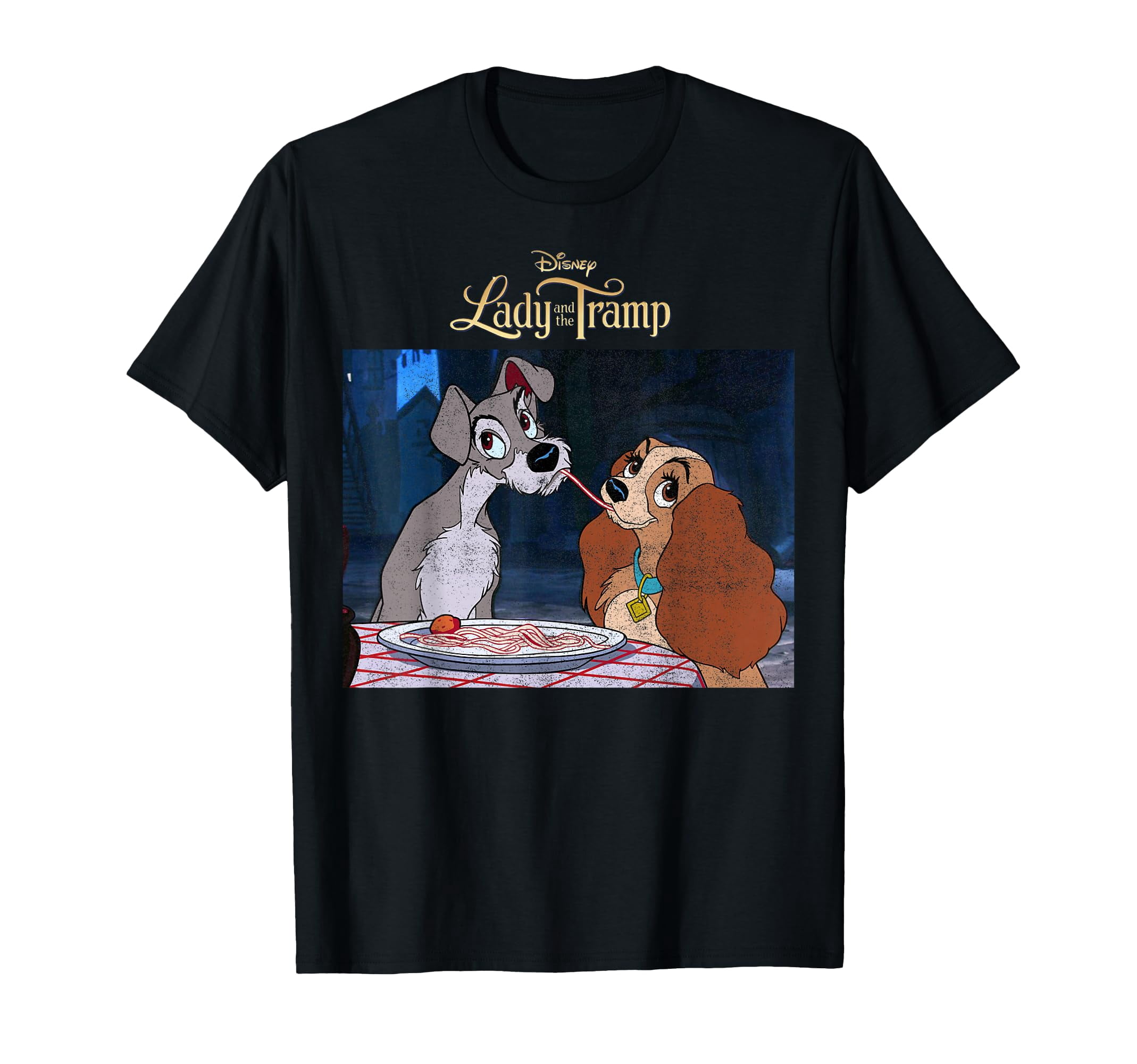 Charming Cartoon Dogs Dining T-Shirt for Cozy Casual Wear - Walmart.com