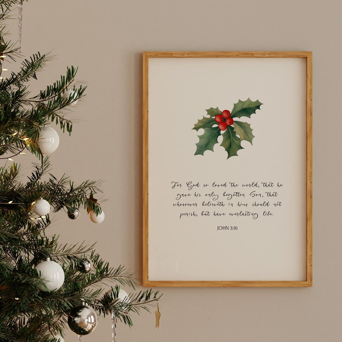 Charming Christmas Book Store Print - Snowy Winter Village , Festive ...